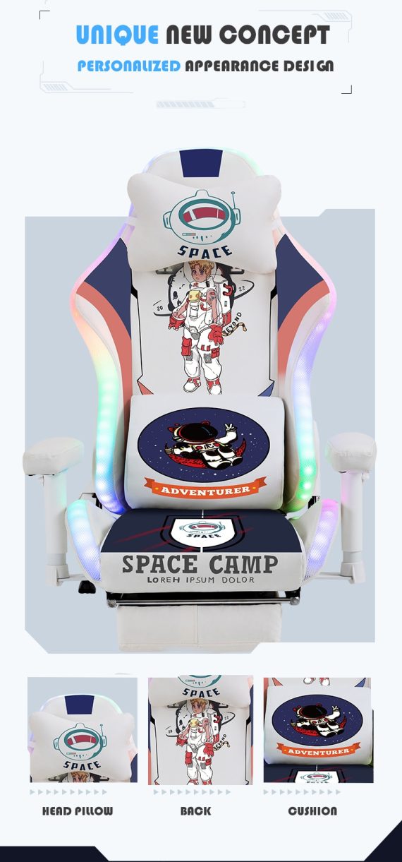Space Camp Gaming Chair Custom Gaming Chair