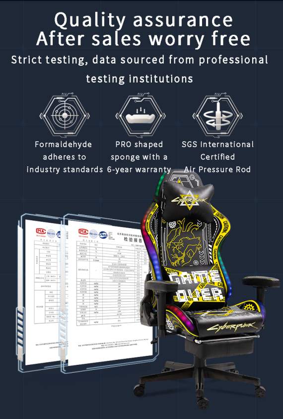 Black 2 Gaming Chair Custom Gaming Chair